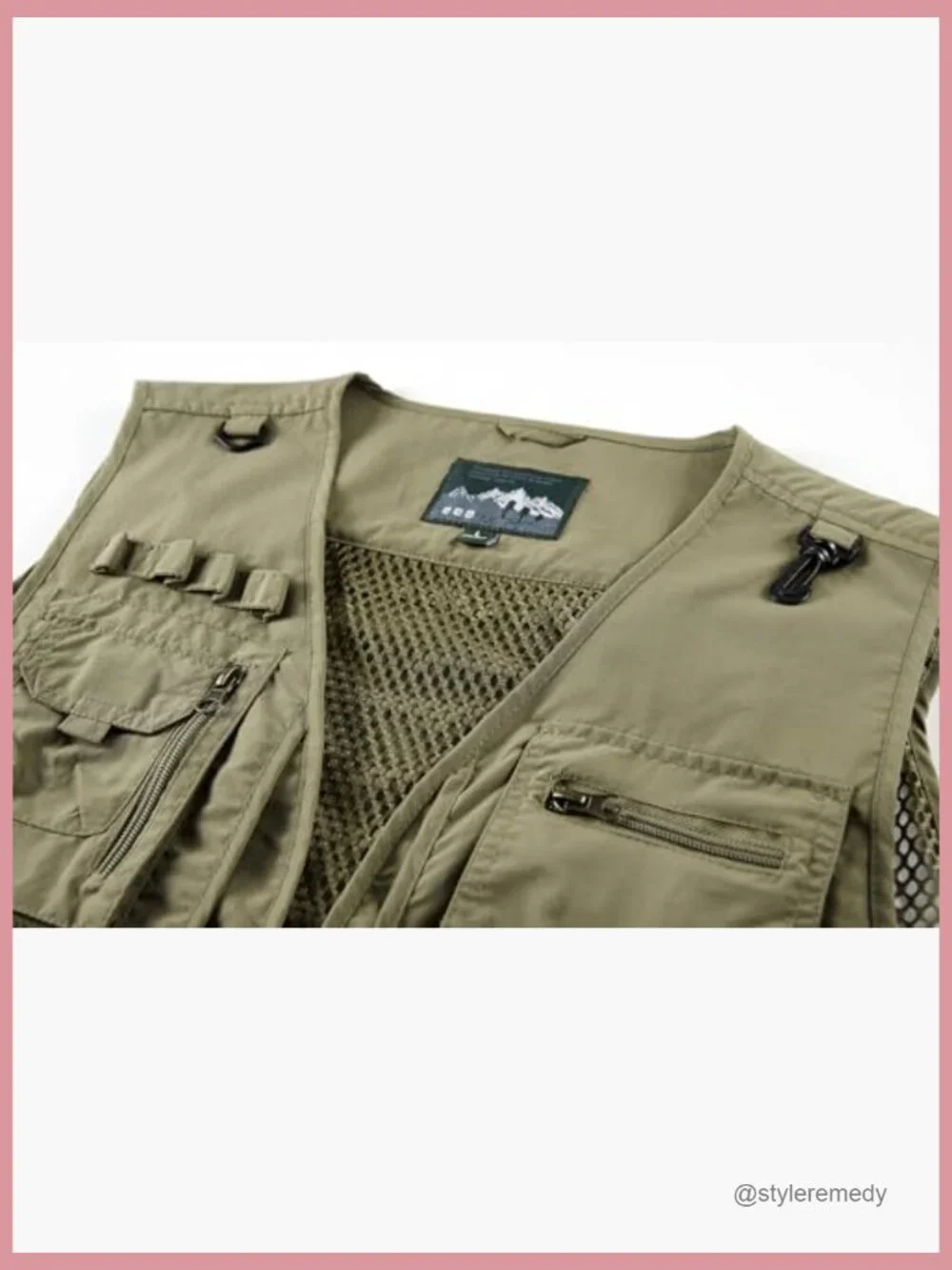 Jackets & Coats | Mens Utility Fishing Safari Travel Cargo Vest With 15 ...